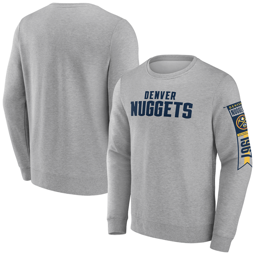 Authentic Men's Denver Nuggets Hoodies & Sweatshirts